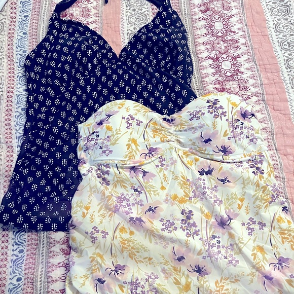 Old Navy | Swim | 2 Large Maternity Swim Tops | Poshmark